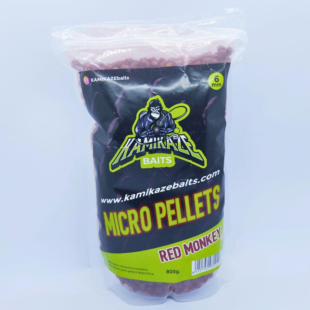 Micro Pellets Red Monkey Kamikaze Baits | Carpext
